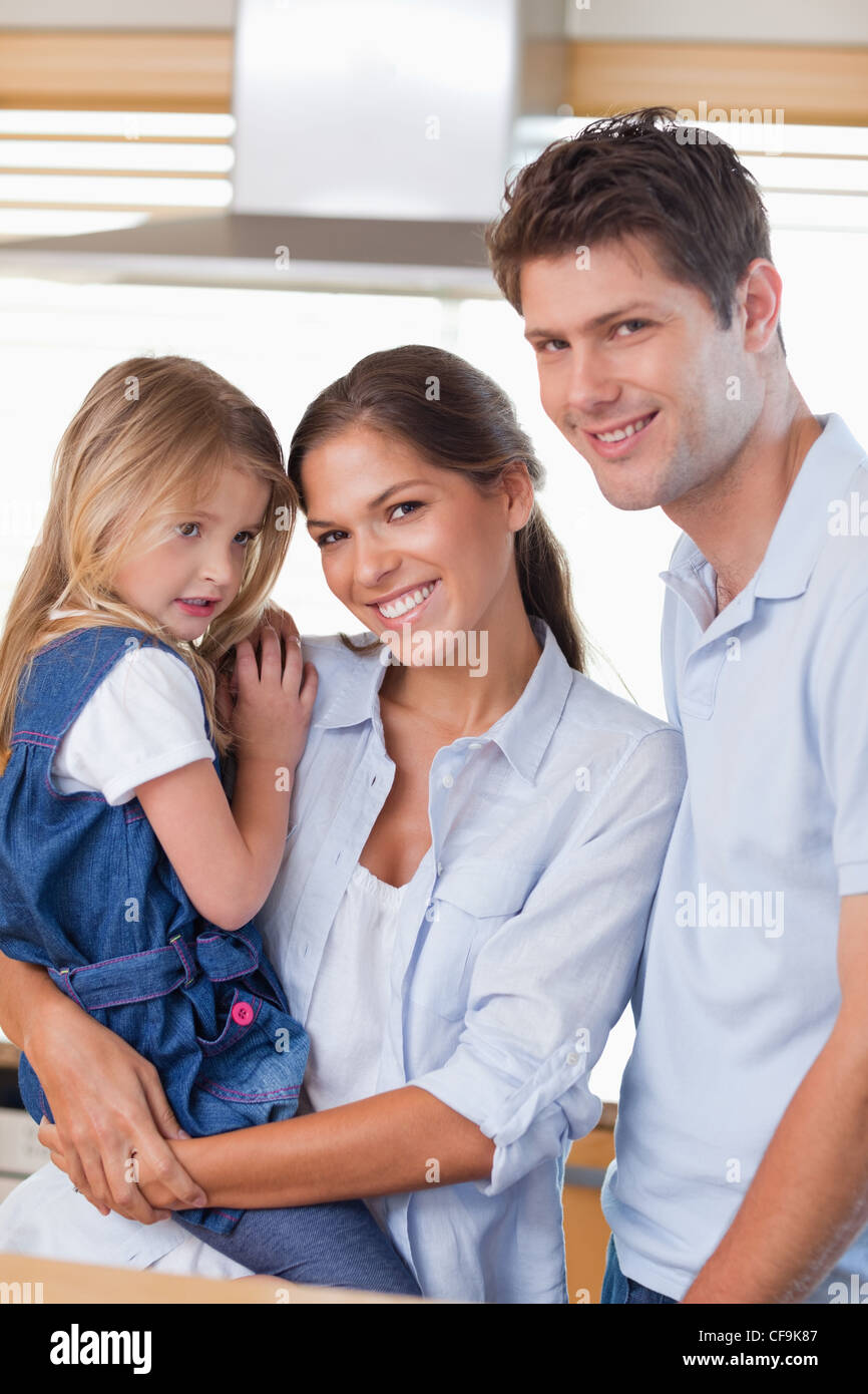 Portrait of a family posing Stock Photo - Alamy
