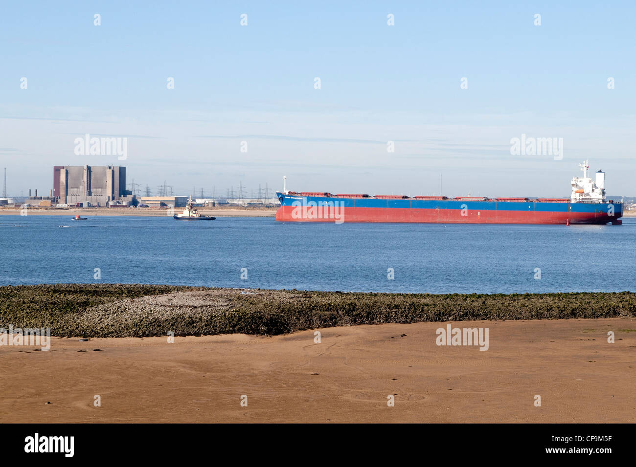 Bulk carrier ship GRAND CHALLENGER IMO:9331397 arriving at Teesport ...
