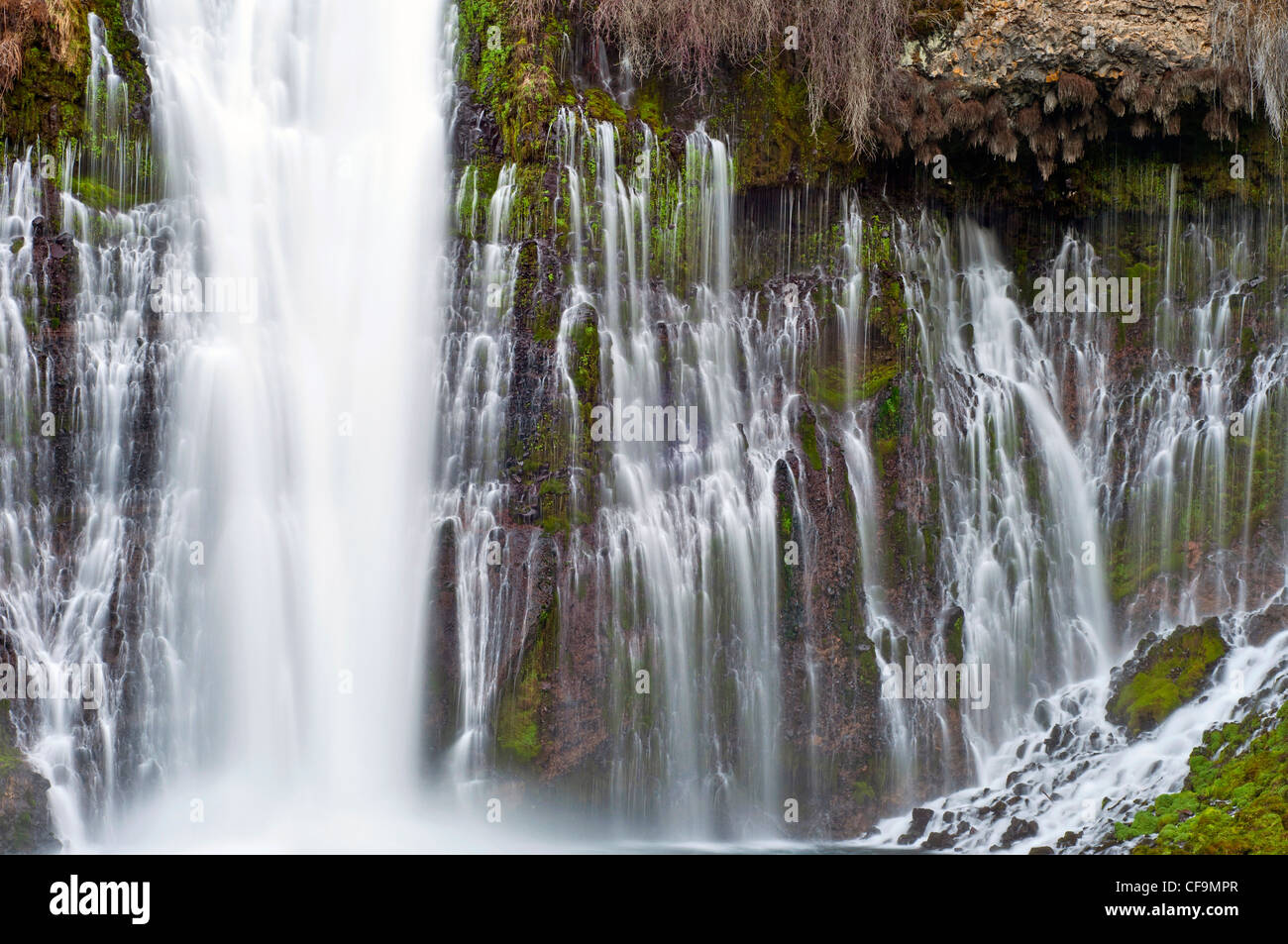 Burney Falls, one of the most beautiful waterfalls in California Stock ...