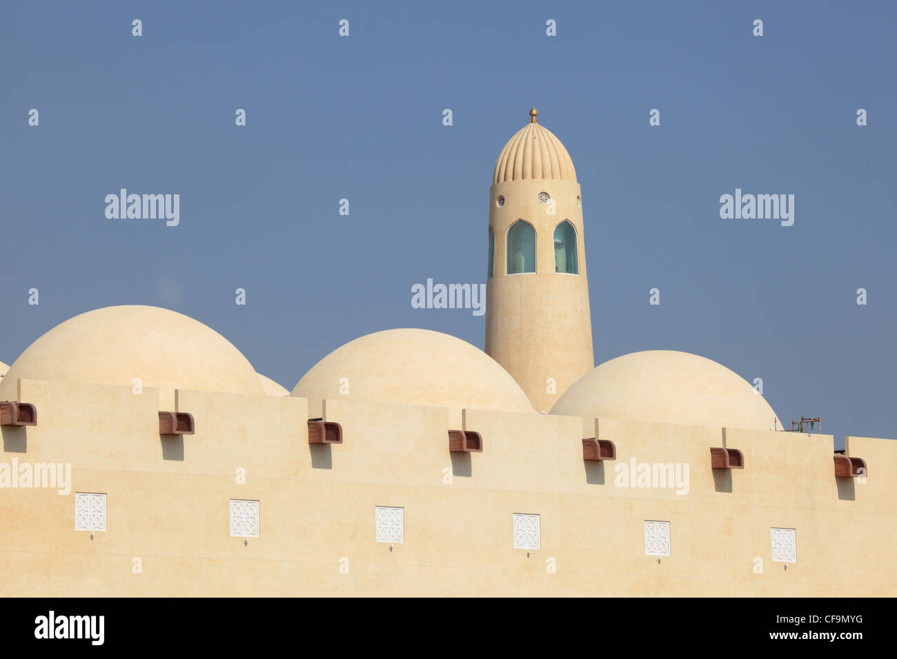 The Qatar State Grand Mosque in Doha Stock Photo - Alamy