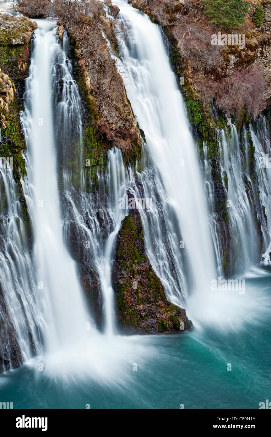 Burney Falls, one of the most beautiful waterfalls in California Stock ...
