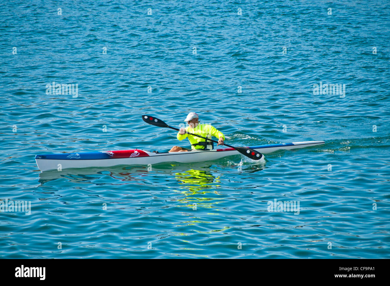 Single kayaking hi-res stock photography and images - Alamy