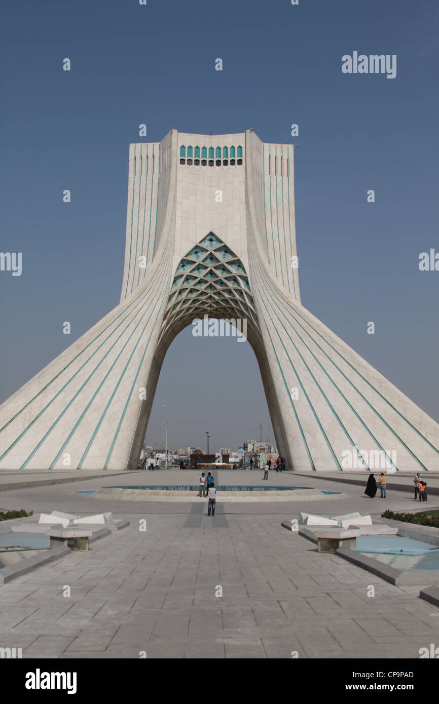 Azadi Tower Tehran Iran Stock Photo - Alamy