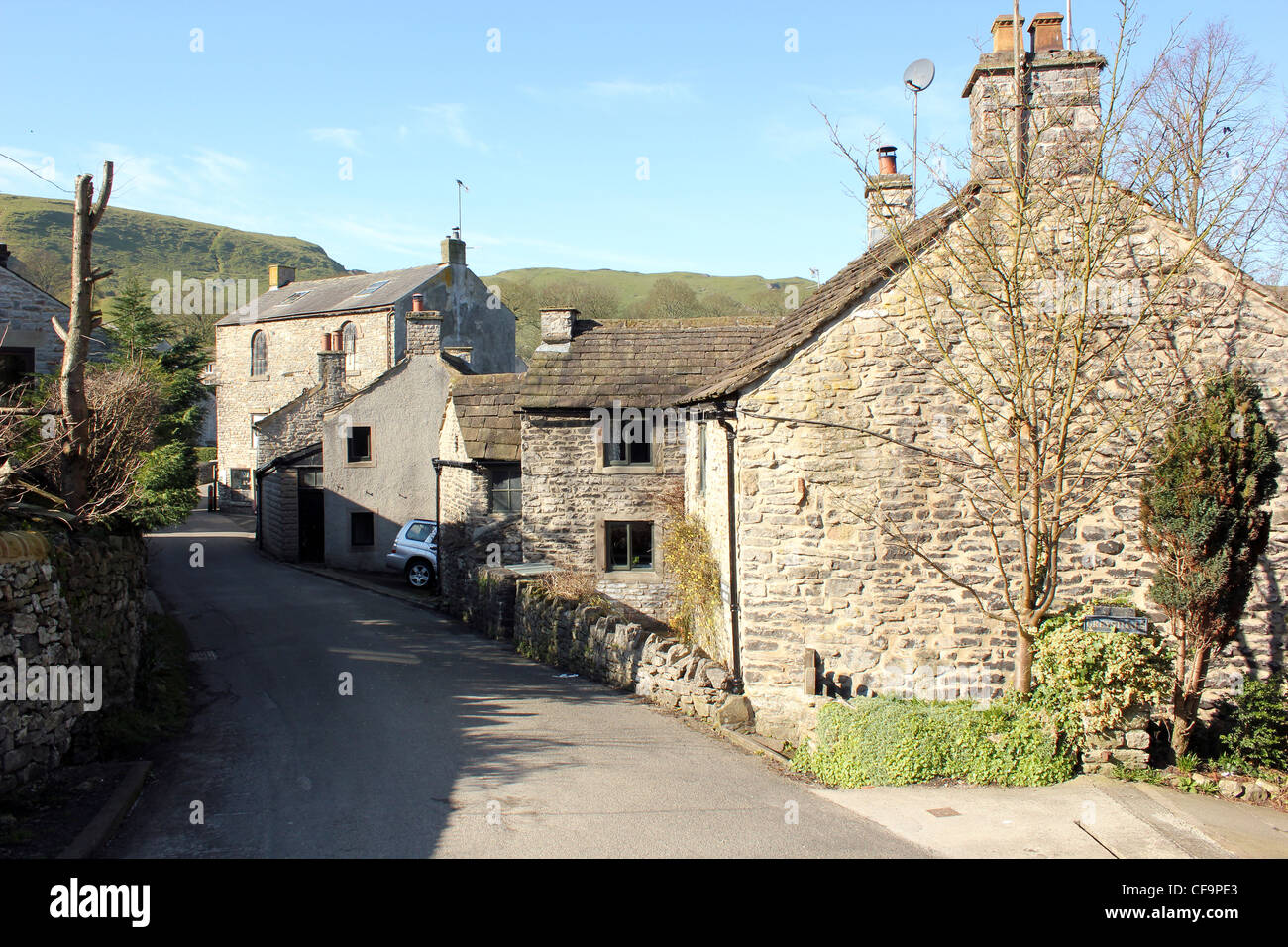 Castleton Derbyshire Peak District National Park England UK Stock Photo ...