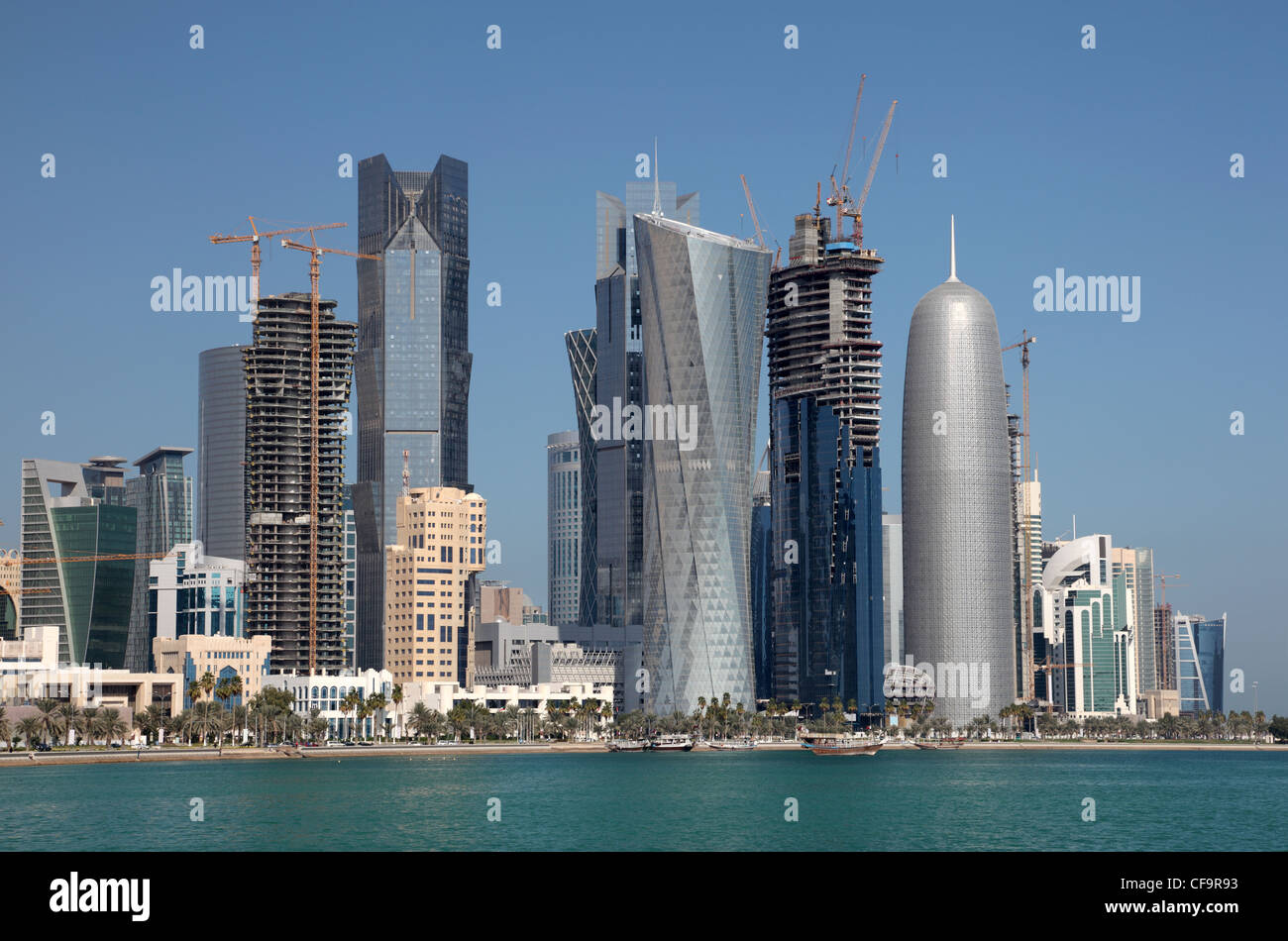 West bay doha skyline hi-res stock photography and images - Alamy