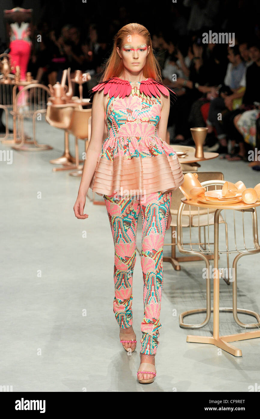 Manish Arora Paris Ready to WearSpringSummer 2012 Stock Photo - Alamy