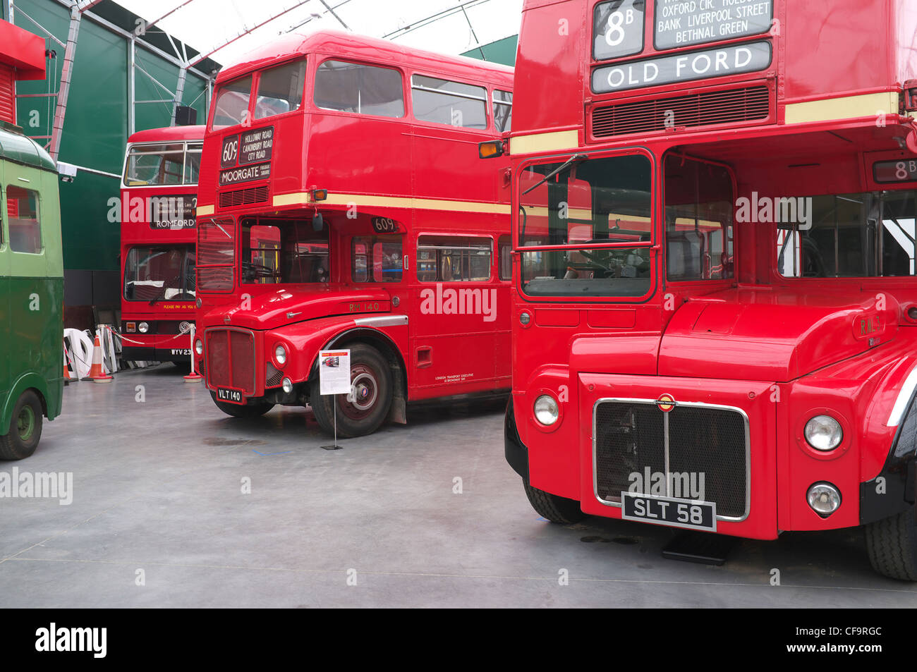 Vintage london buses hi-res stock photography and images - Alamy