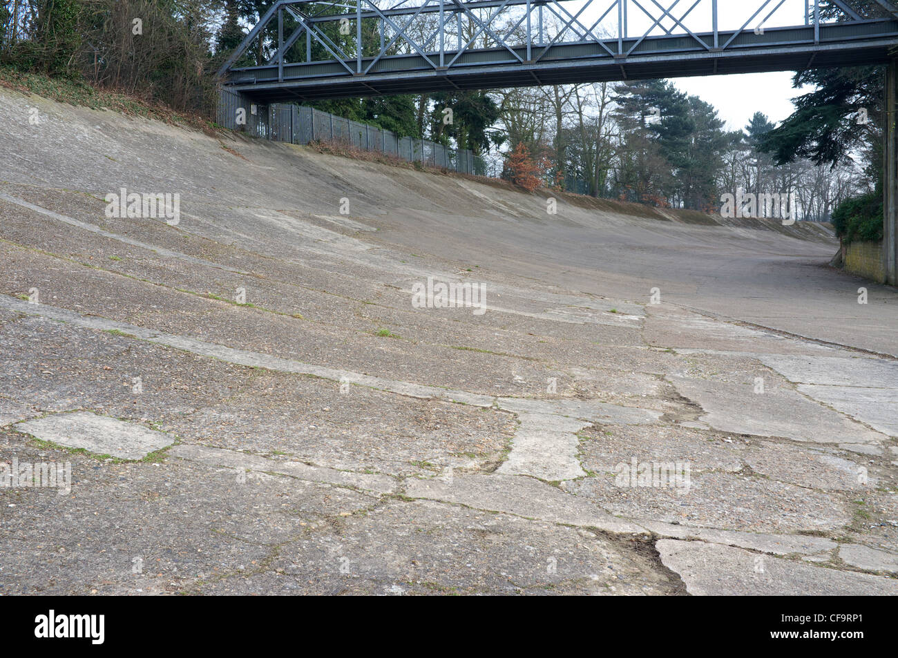 The original Racing Track at Brooklands Motor Racing Circuit Stock ...
