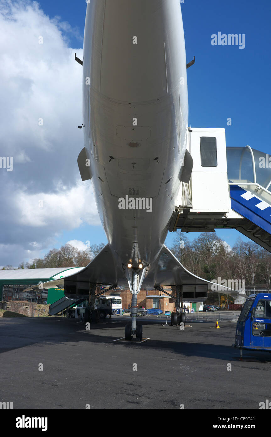 Concorde G-BBDG at Brooklands Museum Stock Photo - Alamy
