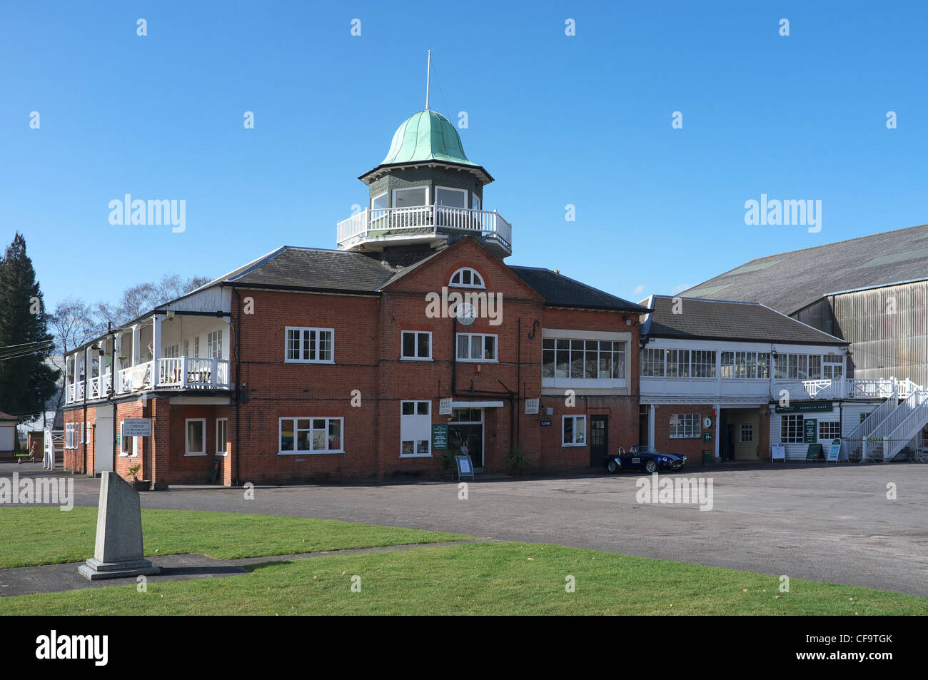 The clubhouse at Brooklands Motor Museum, Weybridge, Surrey Stock Photo ... The clubhouse at Brooklands Motor Museum, Weybridge, Surrey Stock Photo ...