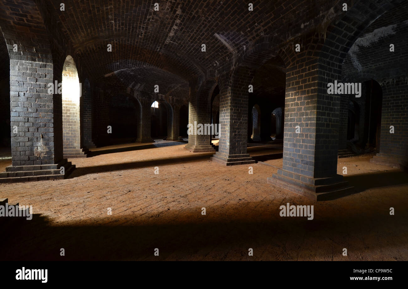 A Victorian Underground Reservoir Stock Photo - Alamy