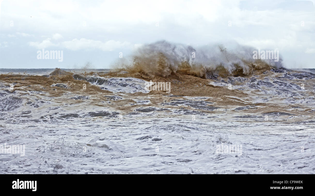 Big dirty waves Stock Photo - Alamy