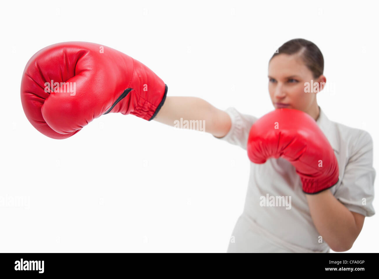 Professional boxing punching Cut Out Stock Images & Pictures - Alamy