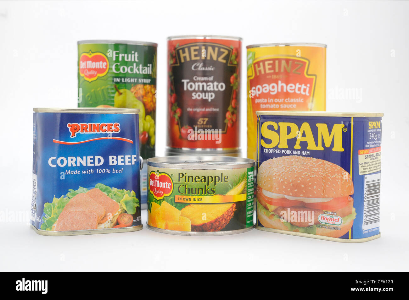 Years Of The Tin Can A still life image of a group of tinned food ...
