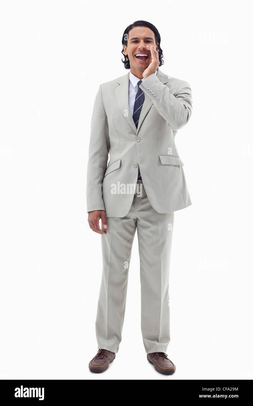 Angry frustrated office worker Cut Out Stock Images & Pictures - Alamy