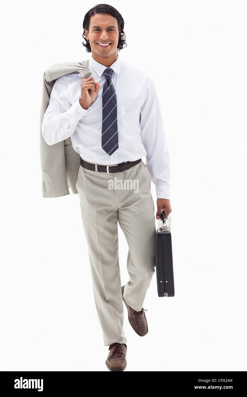 Portrait of a businessman going to work Stock Photo - Alamy