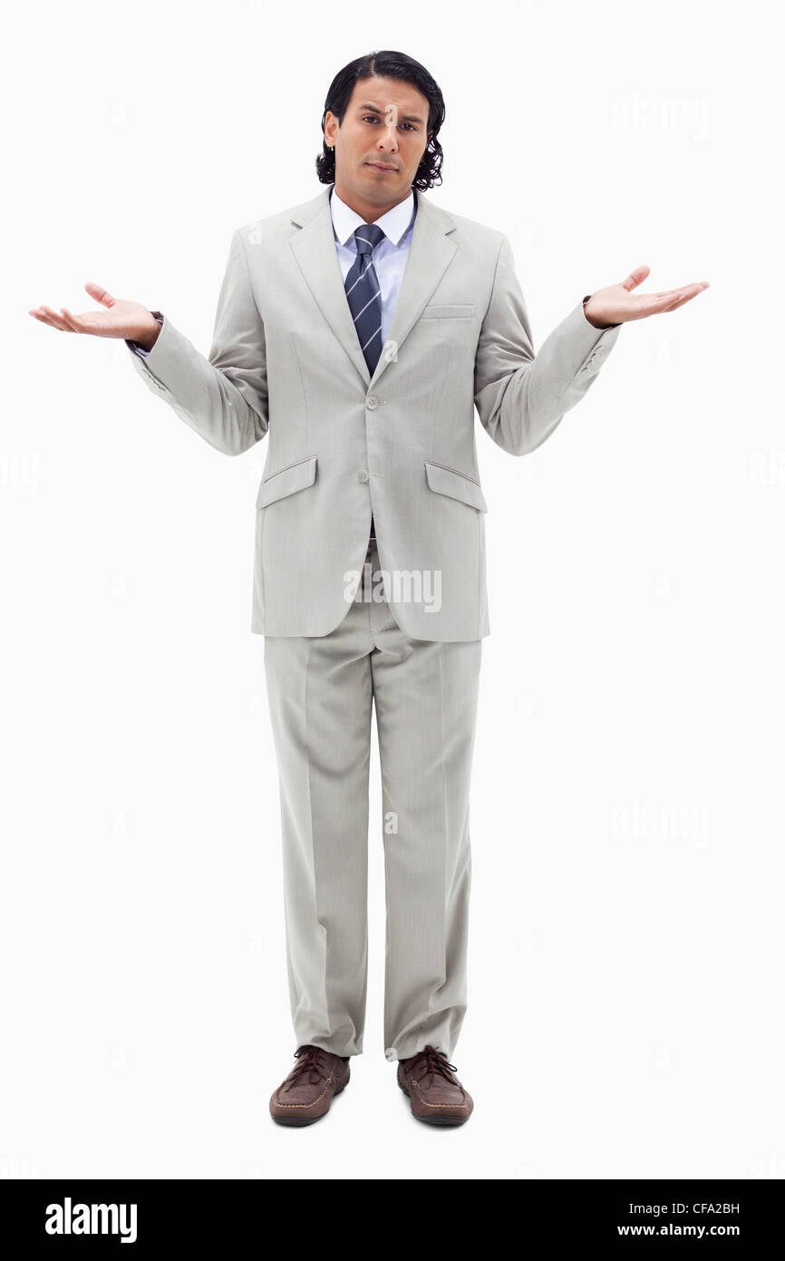 Portrait of an innocent businessman Stock Photo - Alamy