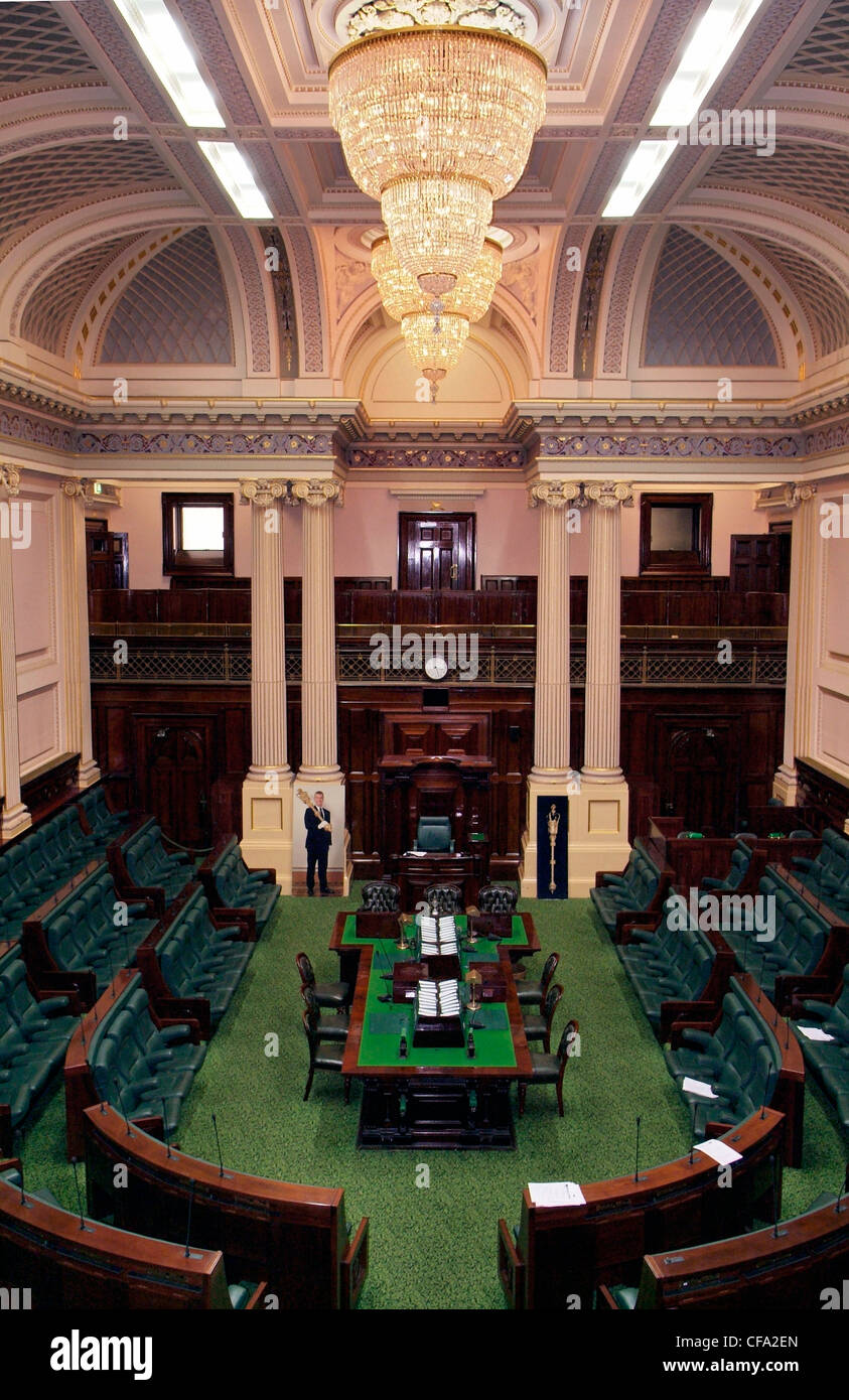 Australia, Victoria, Melbourne, Parliament House, Victorian building ...