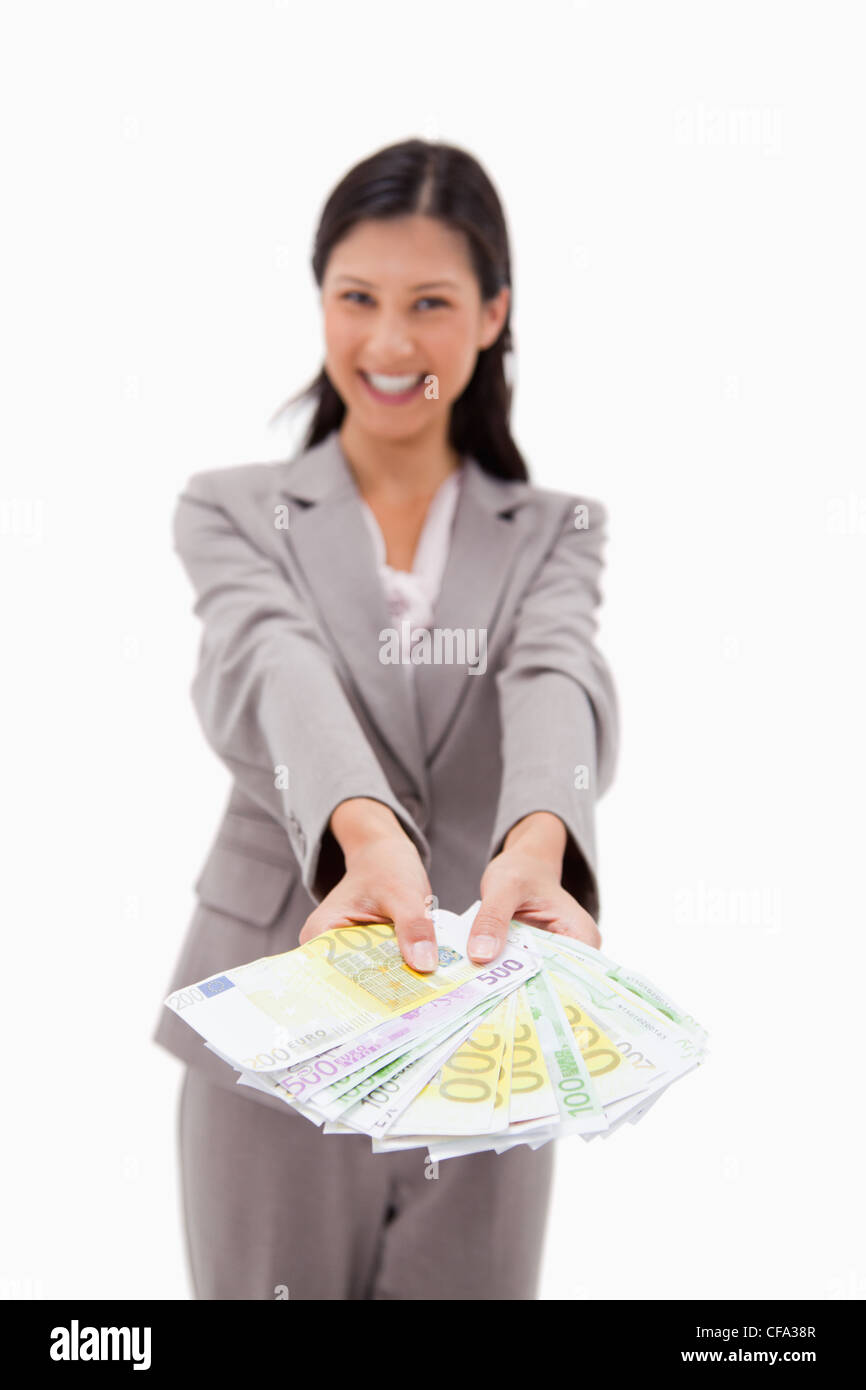 Money being offered hi-res stock photography and images - Alamy