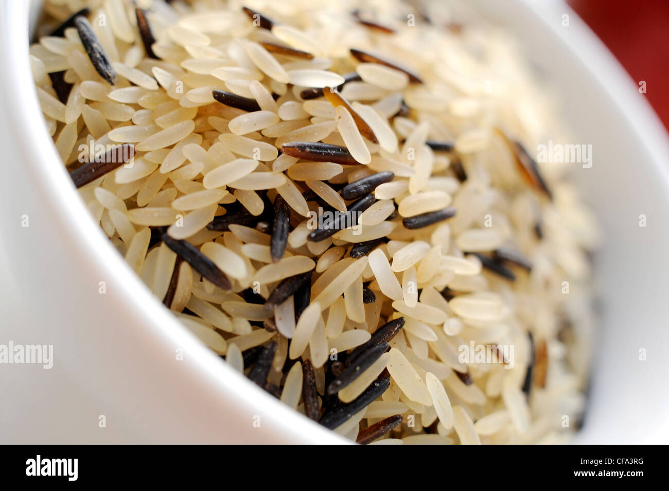 A close up of a bowl of wild rice Stock Photo - Alamy