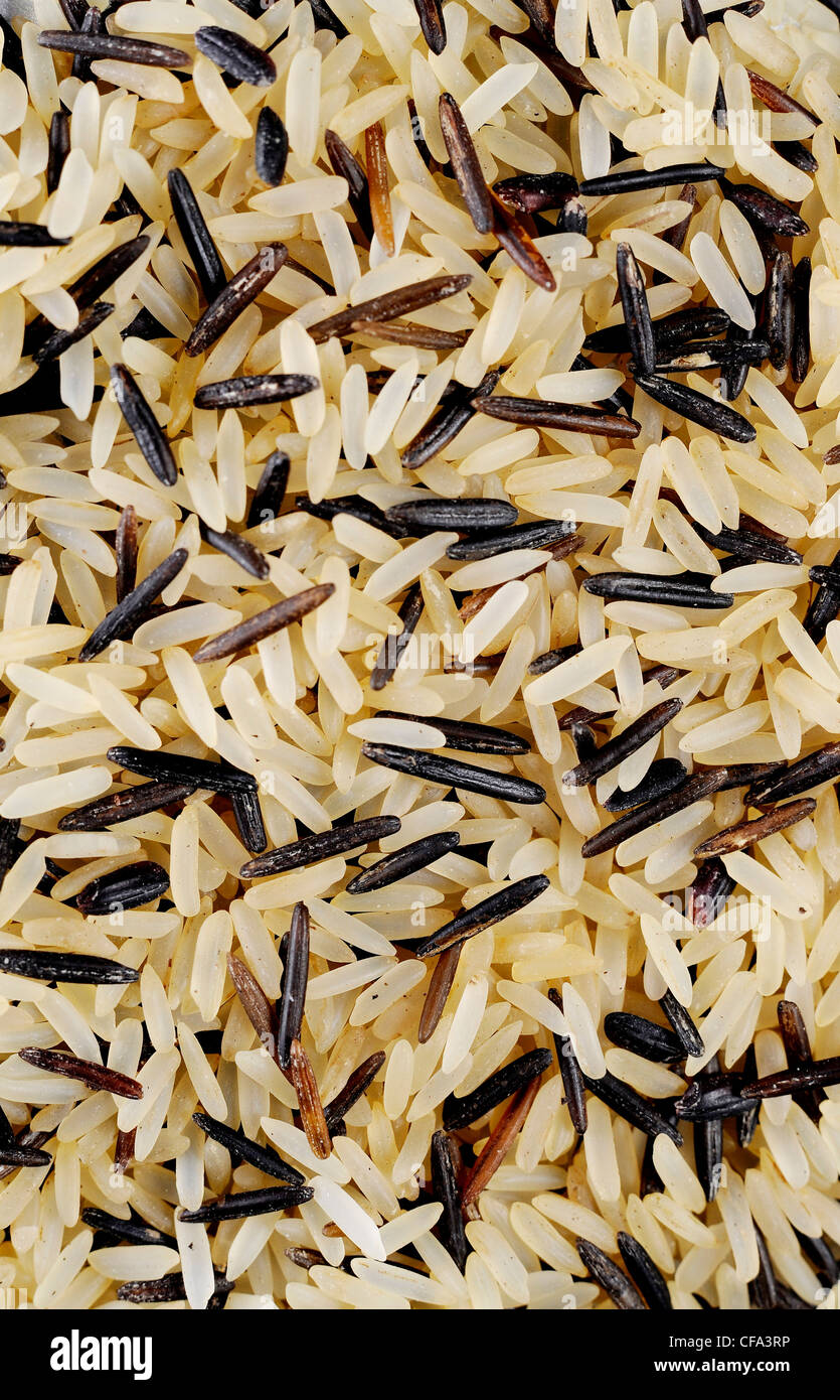 A close up of long grain and wild rice Stock Photo - Alamy