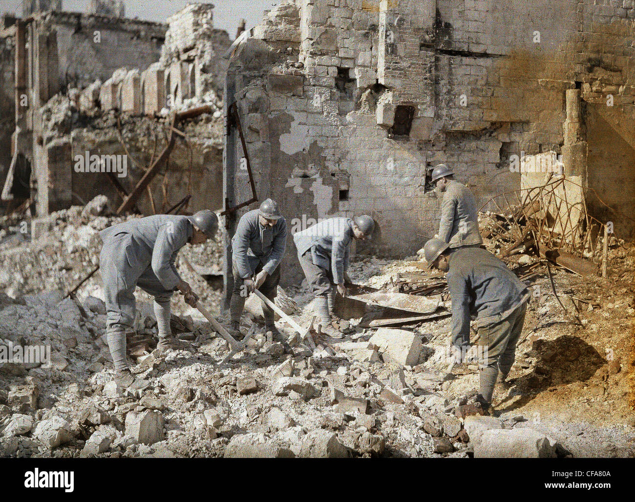War, Europe, world war I, 1917, Europe, world war, color photo ...