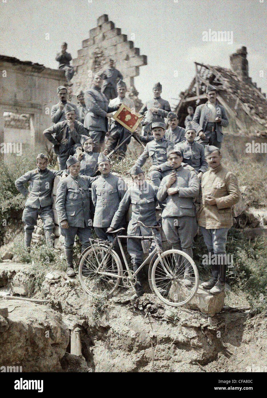 War, Europe, world war I, 1917, Europe, world war, color photo ...