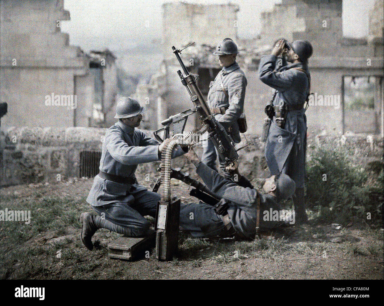 War, Europe, world war I, 1917, Europe, world war, color photo ...
