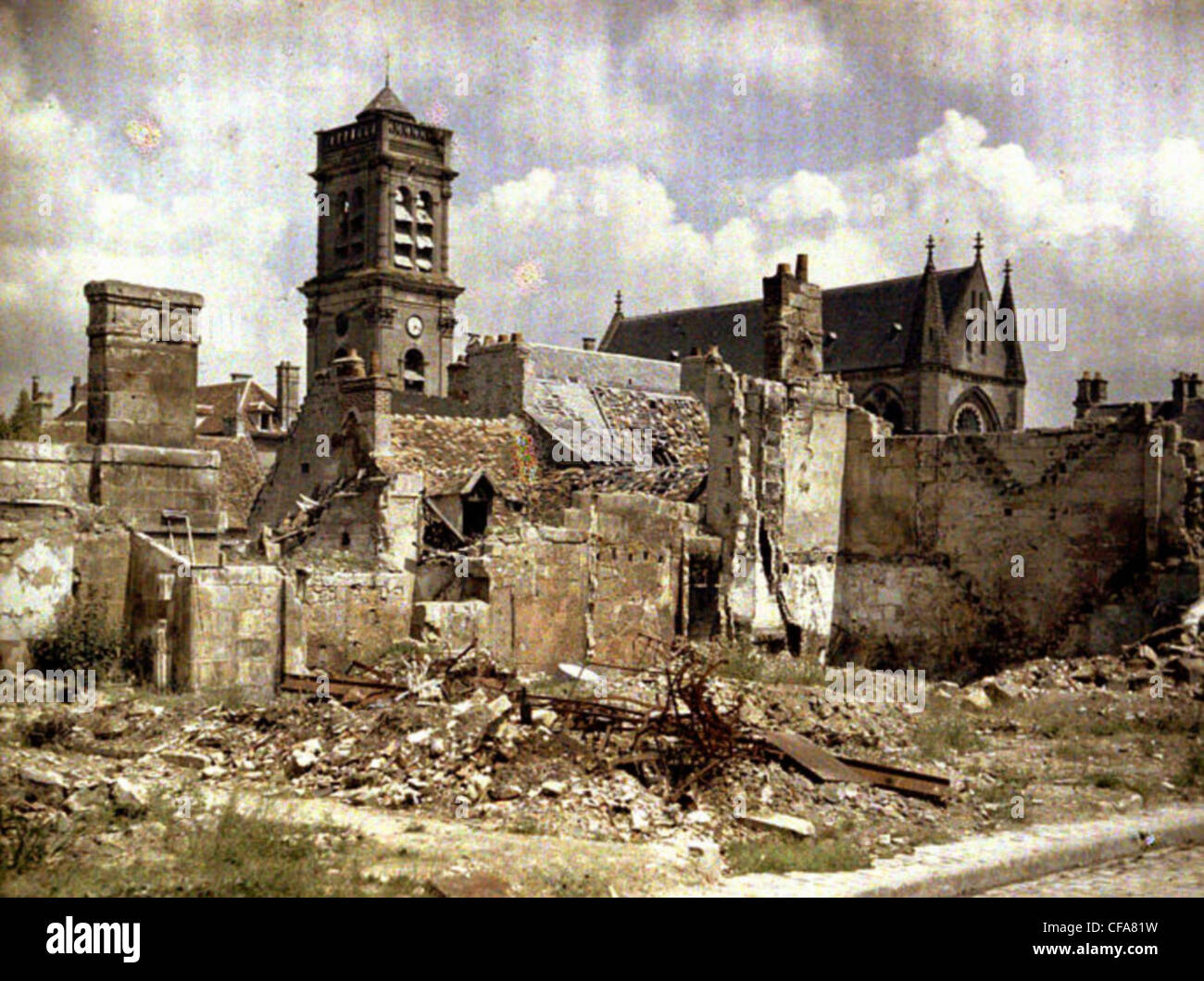 War, Europe, world war I, 1917, Europe, world war, color photo ...
