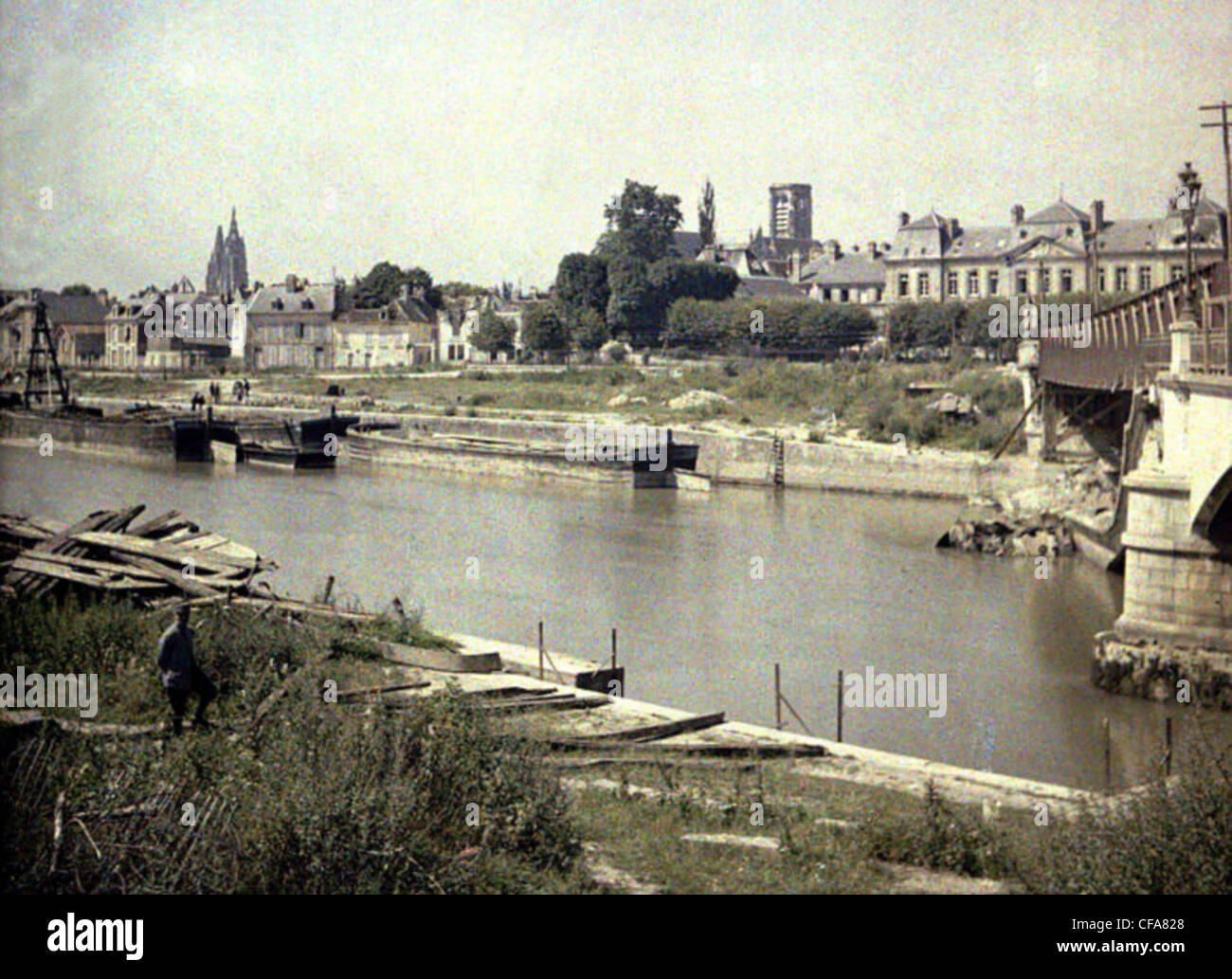 War, Europe, world war I, 1917, Europe, world war, color photo ...
