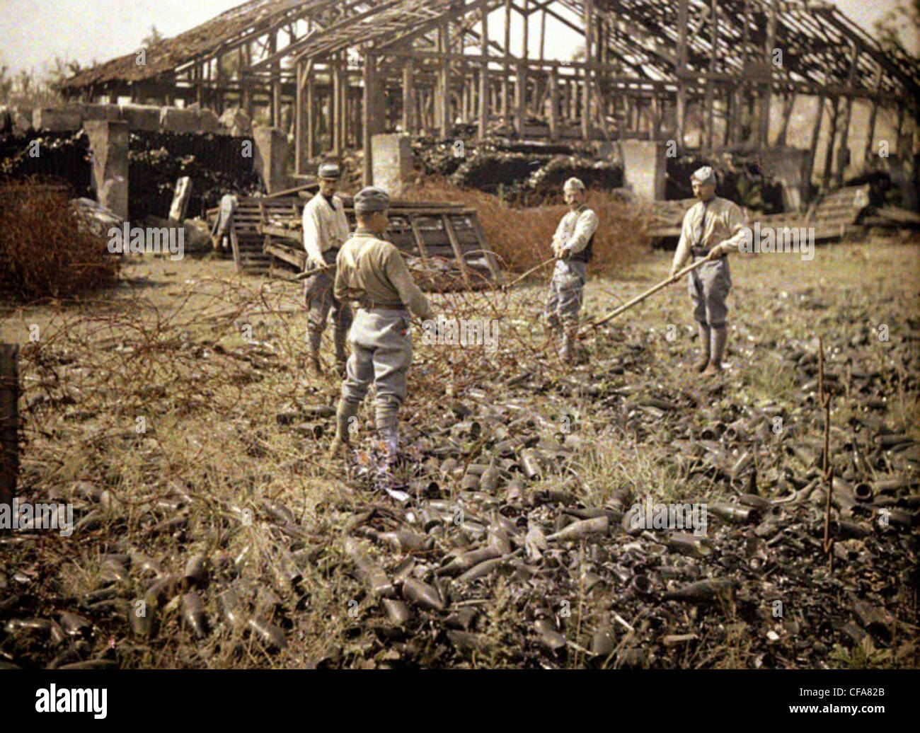 War, Europe, world war I, 1917, Europe, world war, color photo ...