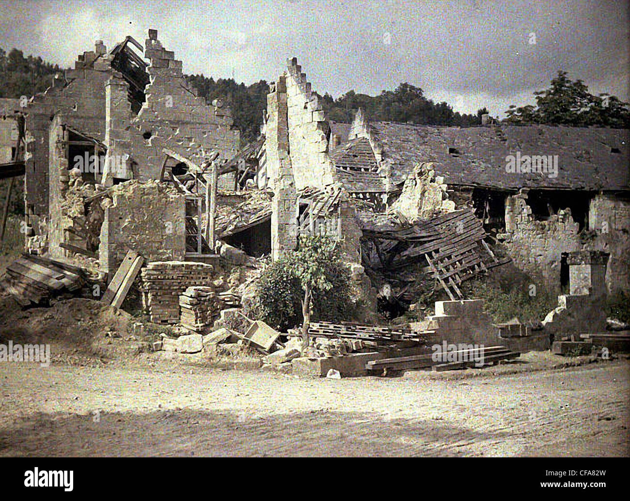 War, Europe, world war I, 1917, Europe, world war, color photo ...