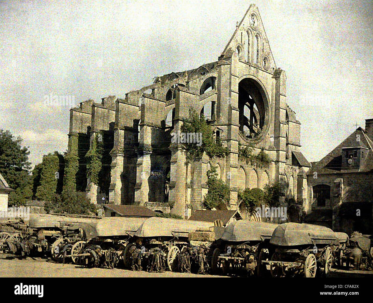War, Europe, world war I, 1917, Europe, world war, color photo ...