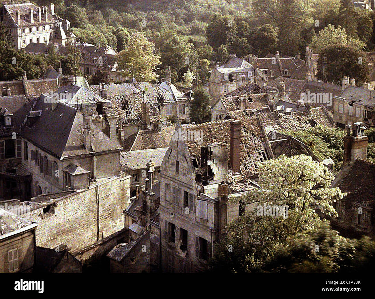 War, Europe, world war I, 1917, Europe, world war, color photo ...