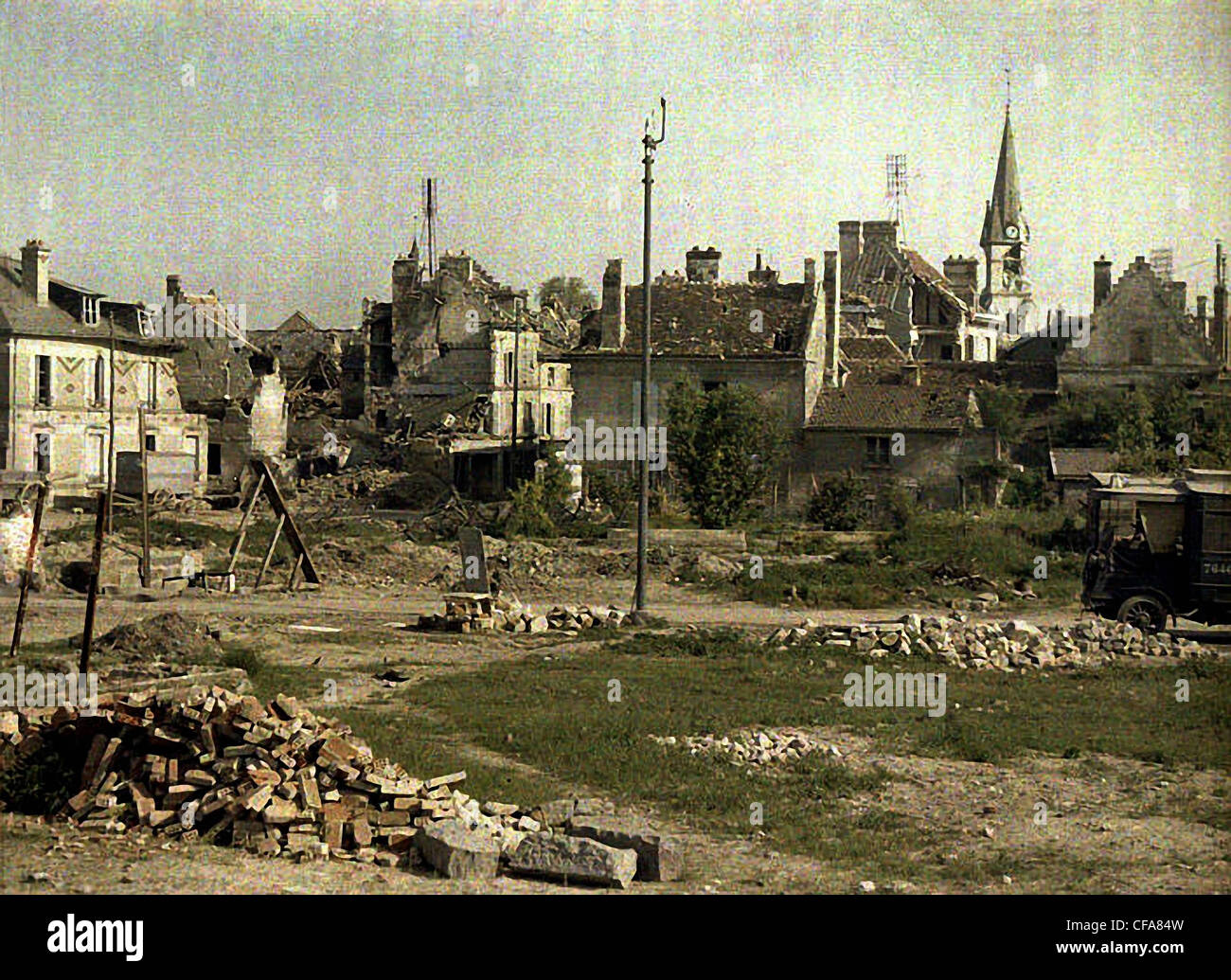 War, Europe, world war I, 1917, Europe, world war, color photo ...