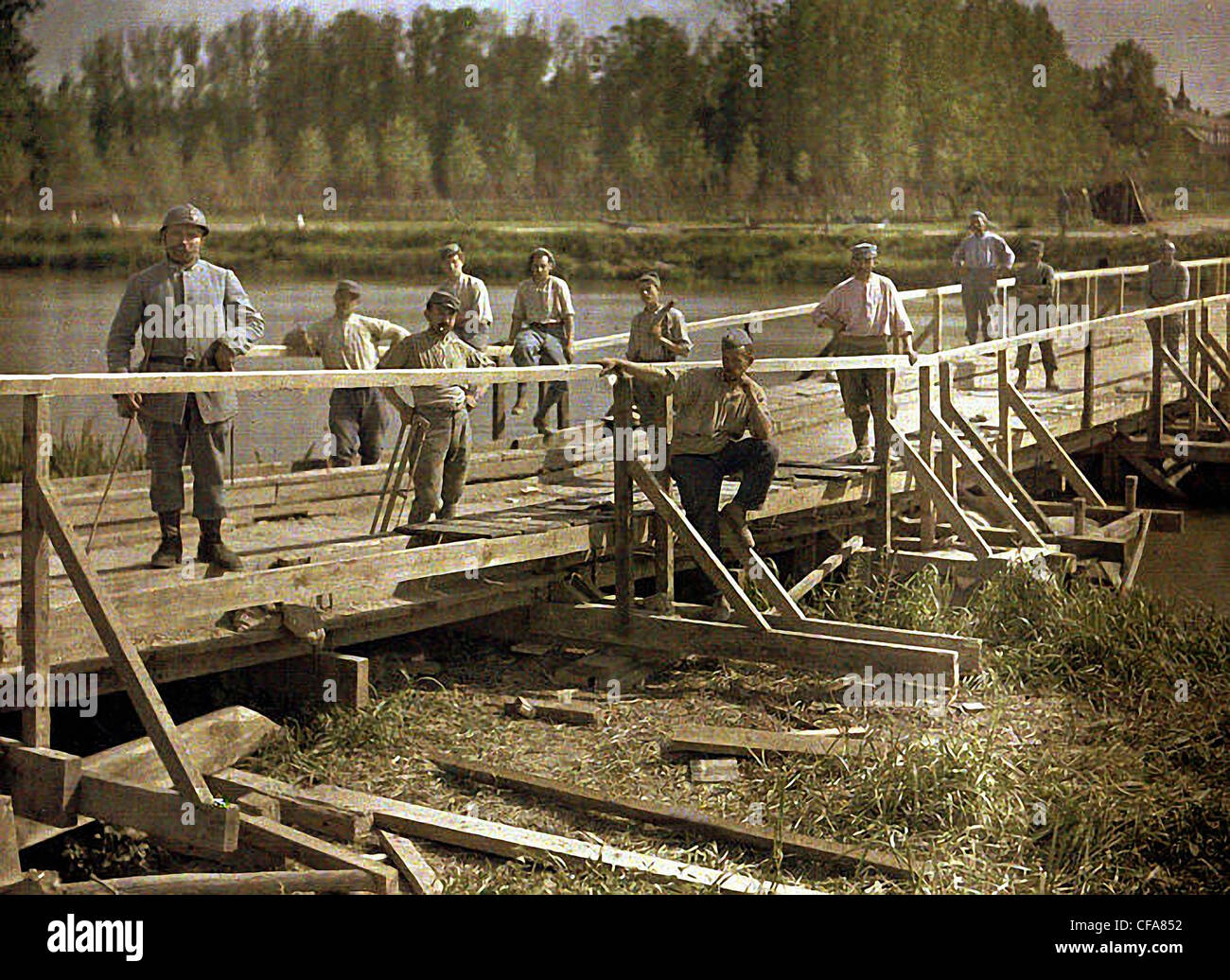 War, Europe, world war I, 1917, Europe, world war, color photo ...