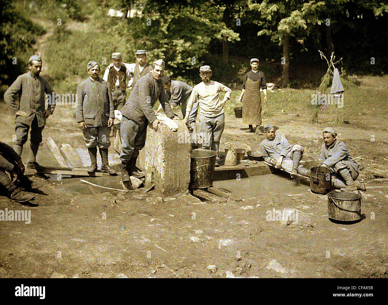 War, Europe, world war I, 1917, Europe, world war, color photo ...