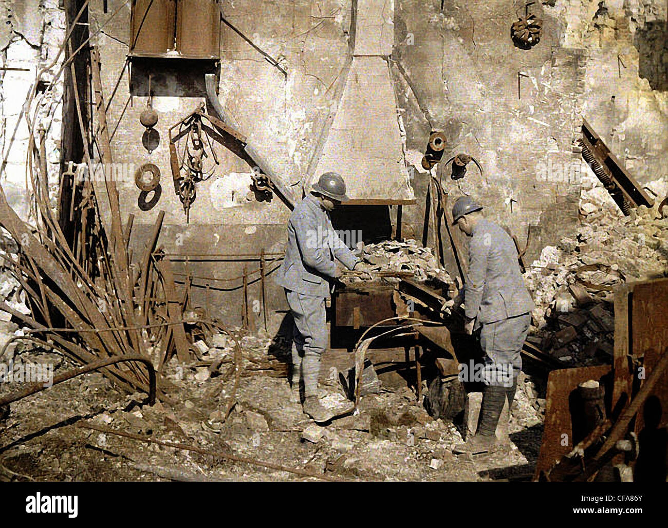 War, Europe, world war I, 1917, Europe, world war, color photo ...