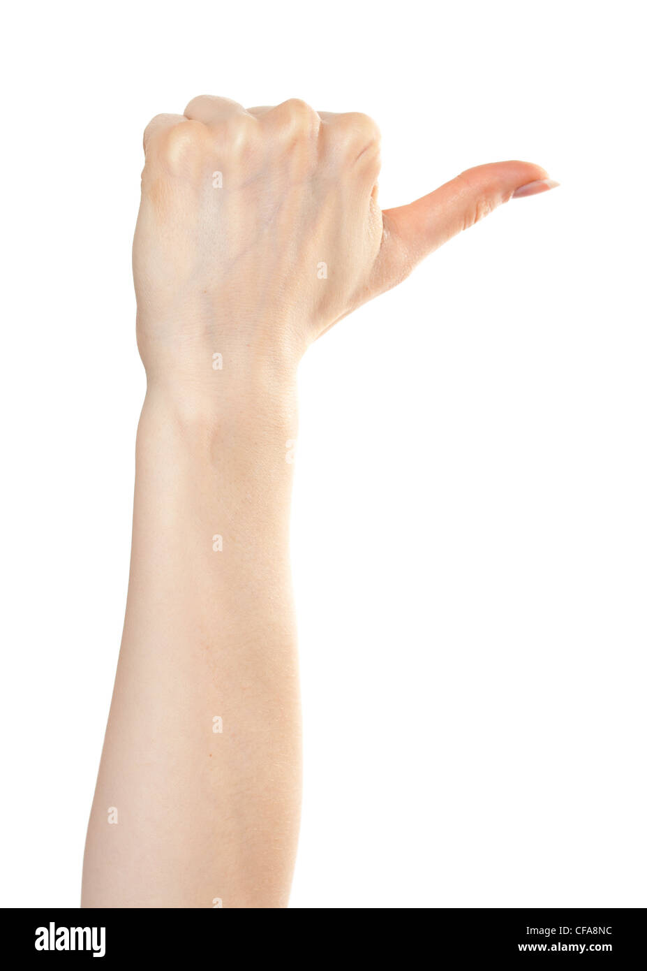 Finger point right hand Cut Out Stock Images & Pictures - Alamy