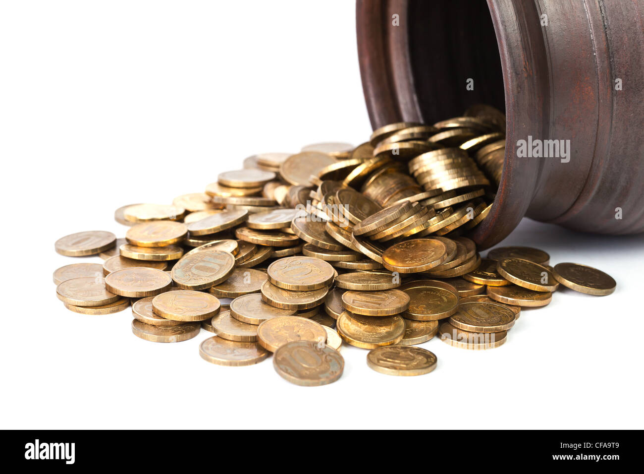 Gold Coins Falling High Resolution Stock Photography and Images - Alamy