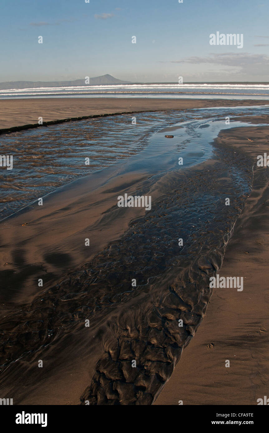 playa Hermosa beach, ensenada, baja California, Mexico, dunes, sand ...