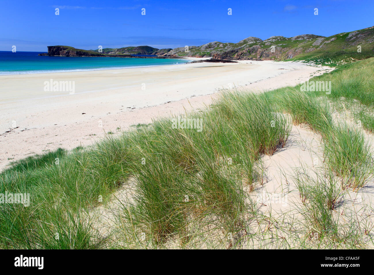 Bay, dune, dunes, Great Britain, Highland, highlands, sky, highland ...