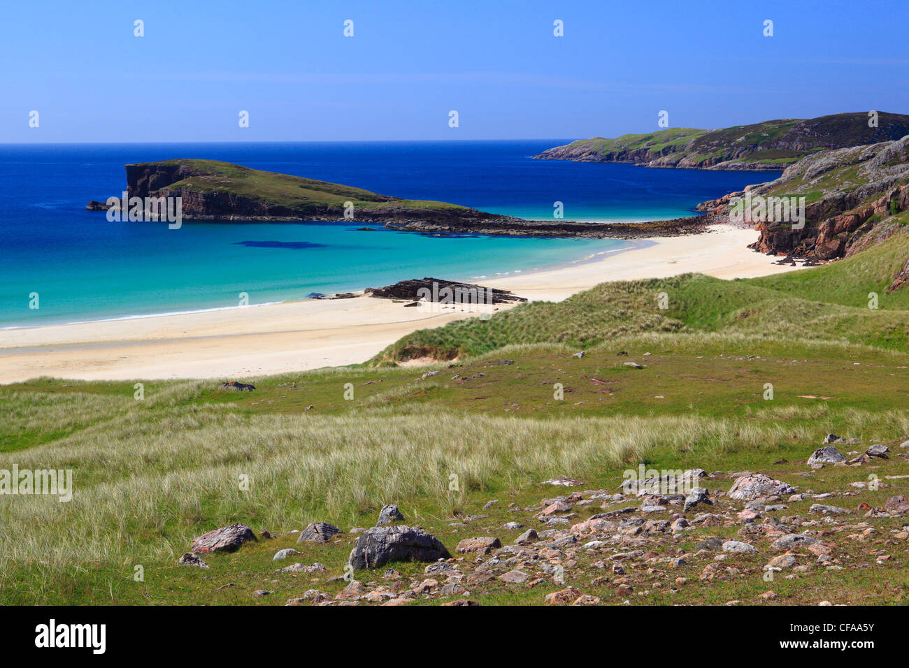 Bay, dune, dunes, Great Britain, Highland, highlands, sky, highland ...