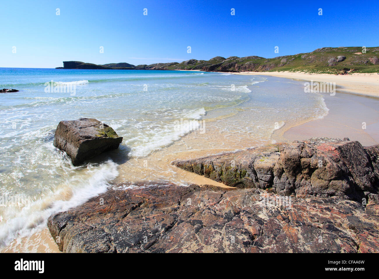 Bay, dune, dunes, Great Britain, Highland, highlands, sky, highland ...