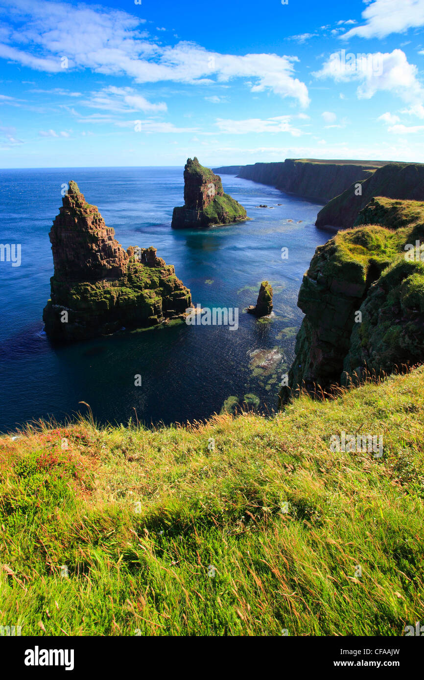 Dunksansby Head, cliff formations, Great Britain, Highland, highlands ...