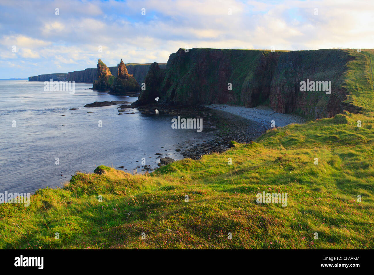 Dunksansby Head, cliff formations, Great Britain, Highland, highlands ...
