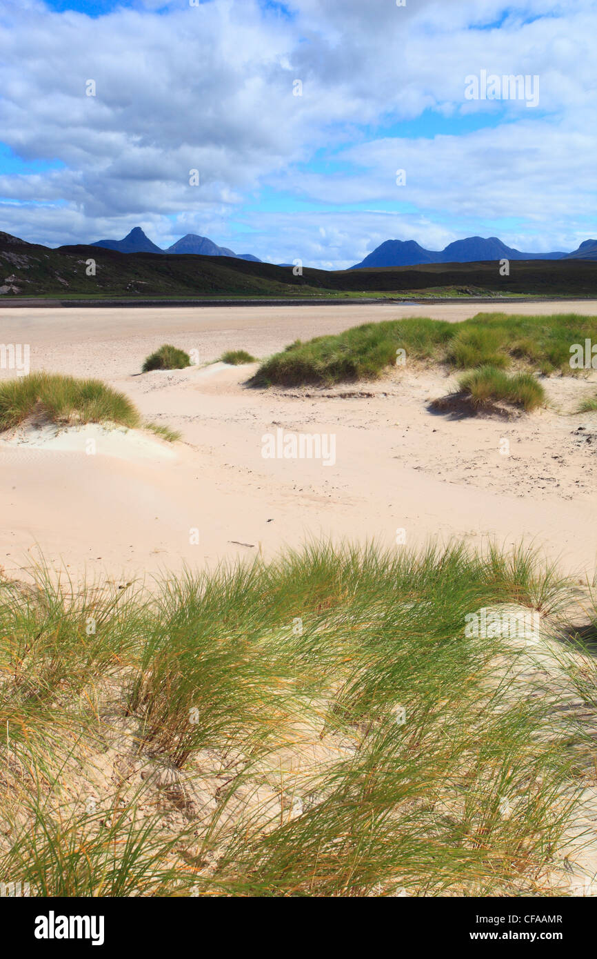 Achiltibuie, Achnahaid Bay, bay, Coigach, Coigach peninsula, dune ...