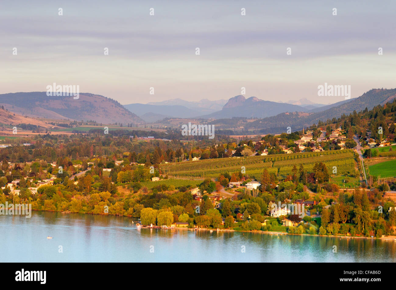 Views of Coldstream Valley with Kalamalka Lake, British Columbia ...