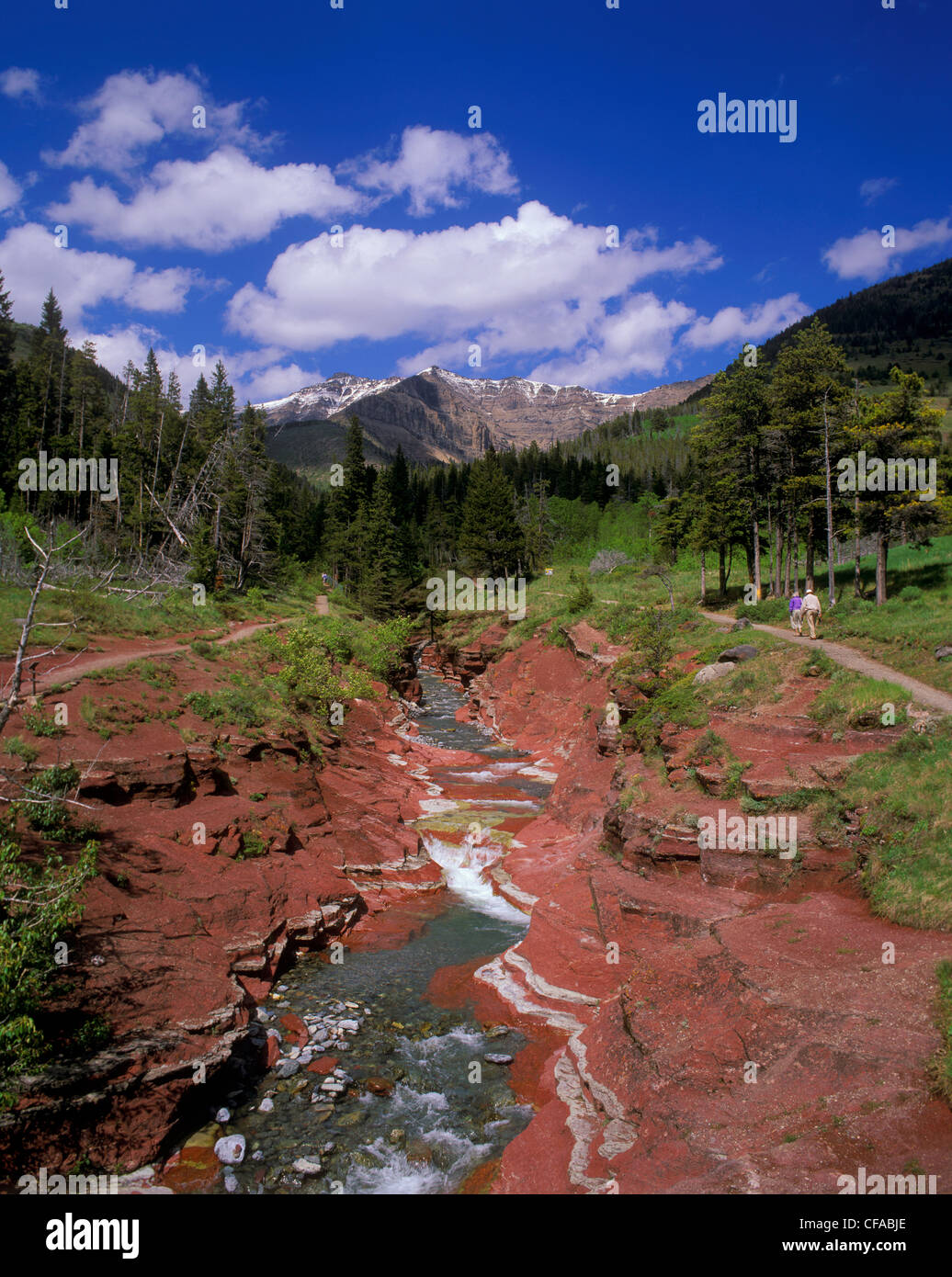 Waterton hiking trails hi-res stock photography and images - Alamy
