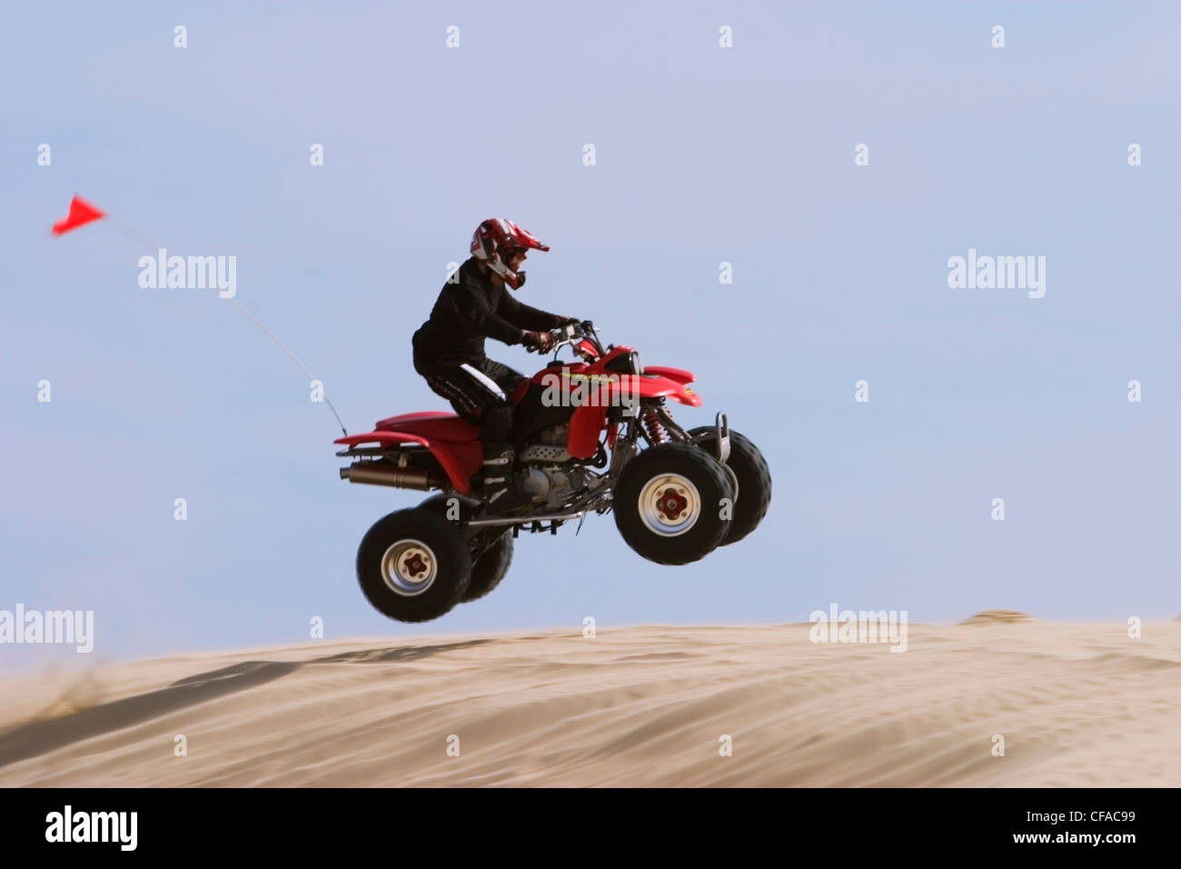 Person on quad bike hi-res stock photography and images - Alamy